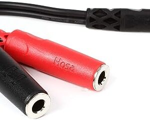 Hosa YMP-137 3.5 mm TRS to Dual 1/4" TSF Stereo Breakout Cable