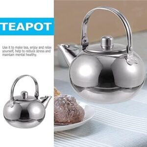 Kettle Stovetop Whistling Tea Kettle Thicken Stainless Steel Tea Kettle Teakettle Portable Teapot with Filter Screen for Kitchen Tea Kettle Stovetop Teapot