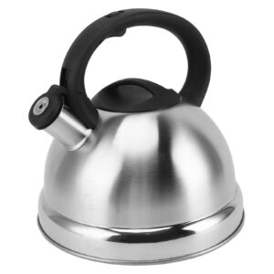 aynefy whistling tea kettle, stainless steel, easy to, suitable for induction cooker and gas stove, aynefy2u6obnvti4