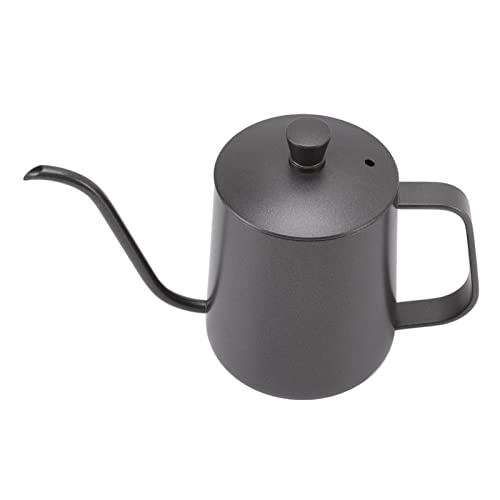 N Coffee Kettle Black L Steel Rustproof Small Pour Over Kettle With Lid For Home 600Ml N Coffee Kettle Black (350ml)