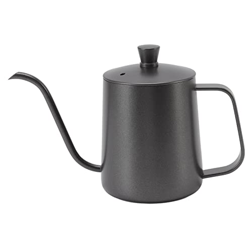 N Coffee Kettle Black L Steel Rustproof Small Pour Over Kettle With Lid For Home 600Ml N Coffee Kettle Black (350ml)