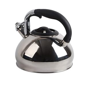 Whistling Tea Kettle Fast Heating Large Capacity 304 L Steel Whistling Kettle With Ergonomic Handle For 2.3L Whistling Tea Kettle Fast (3L)