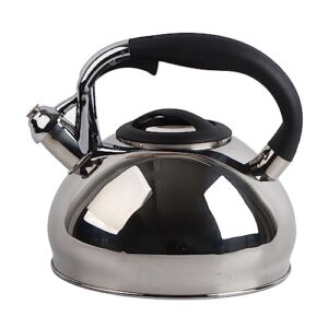 Whistling Tea Kettle Fast Heating Large Capacity 304 L Steel Whistling Kettle With Ergonomic Handle For 2.3L Whistling Tea Kettle Fast (3L)