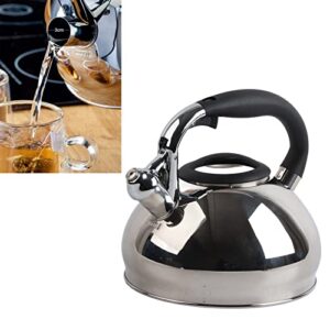 Whistling Tea Kettle Fast Heating Large Capacity 304 L Steel Whistling Kettle With Ergonomic Handle For 2.3L Whistling Tea Kettle Fast (3L)