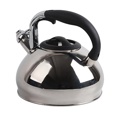 Whistling Tea Kettle Fast Heating Large Capacity 304 L Steel Whistling Kettle With Ergonomic Handle For 2.3L Whistling Tea Kettle Fast (3L)