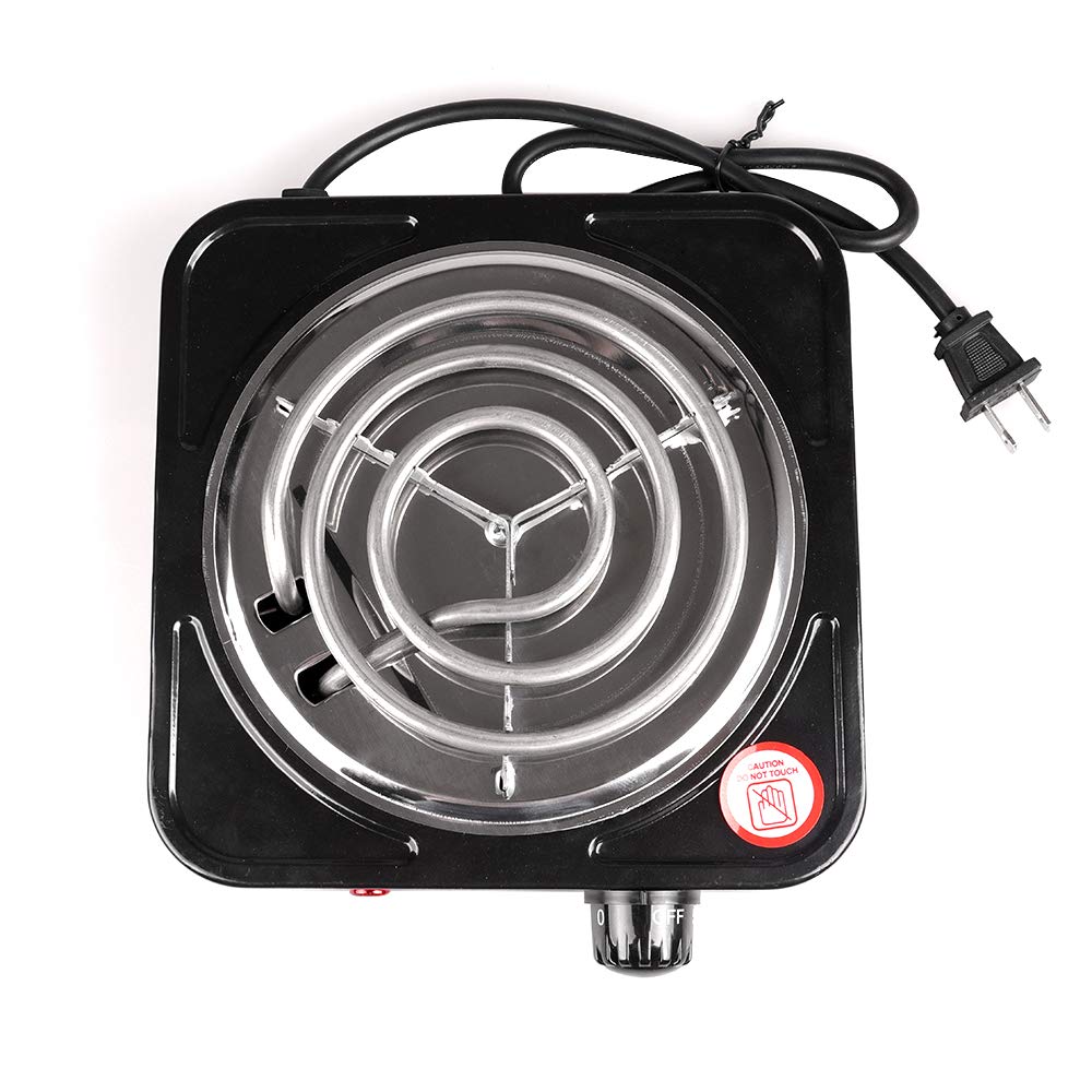 Boshen Portable Electric Single Coil Burner Countertop Hot Plate Home Outdoor Automatic Temperature Control