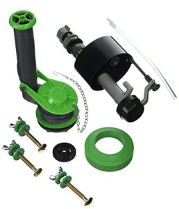 plumb pak, gray/green k830-16bx universal water saving tank repair kit for 2-inch flush valve toilets, size