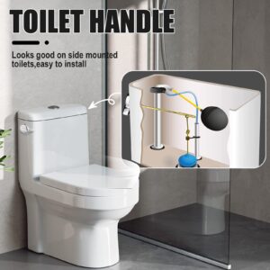 TOTO Toilet Handle Replacement Parts Kit, Side Mount Toilet Flush Handle, Universal TOTO THU068#CP Trip Lvr for St743S, Tank Lever Handle for TOTO Kohler Toilet Tank