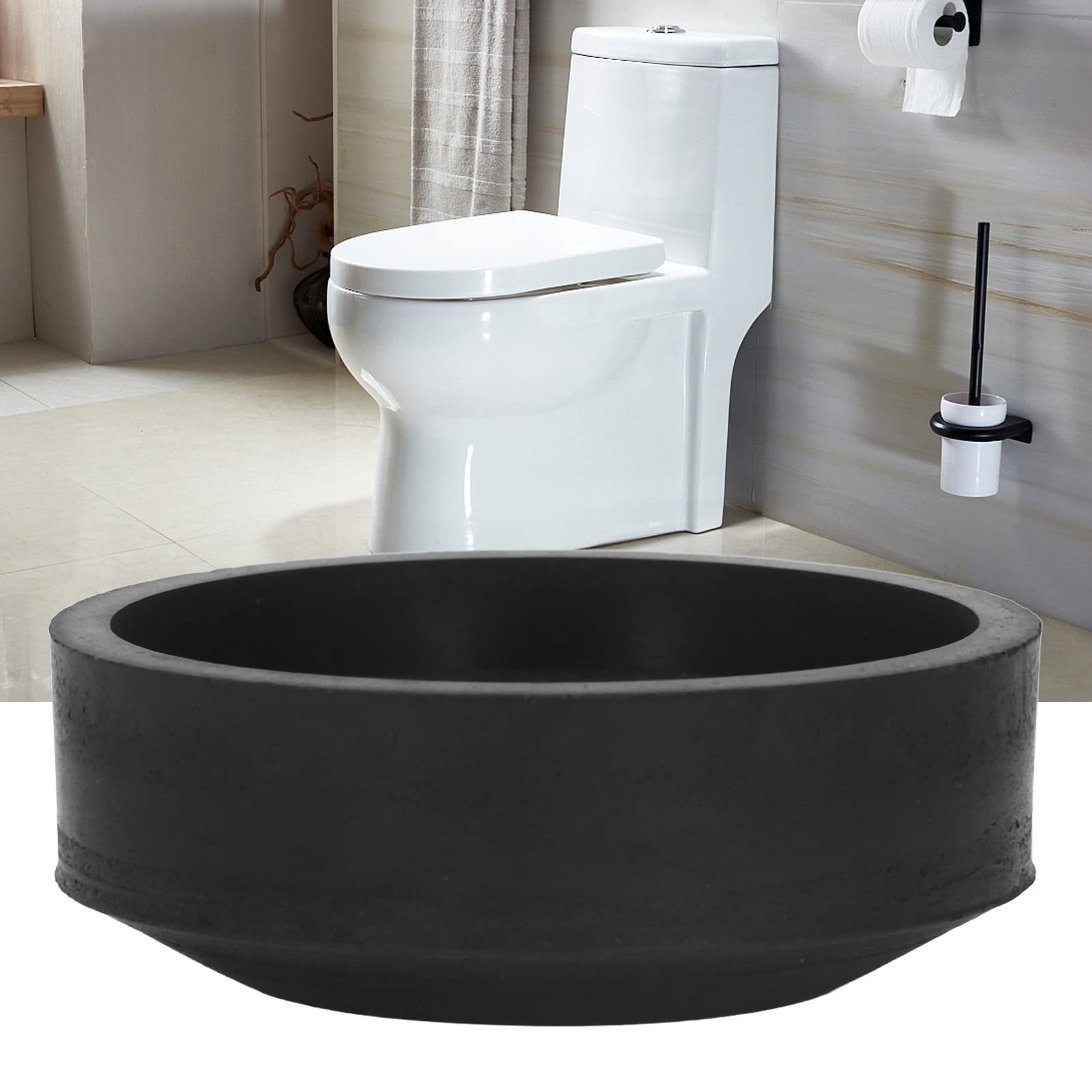 Fydun Toilet to Bowl Sealing Gasket Rubber and Toilet to Bowl Rep Kit for Home Bathroom