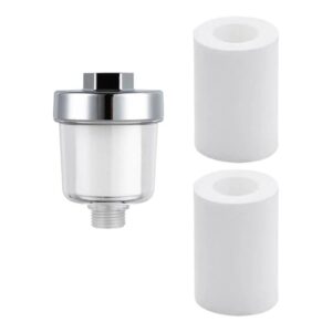 water outlet purifier kits universal faucet filter for kitchen bathroom shower household filter pp cotton element, 5-micron water filter filtration system. (1 set)