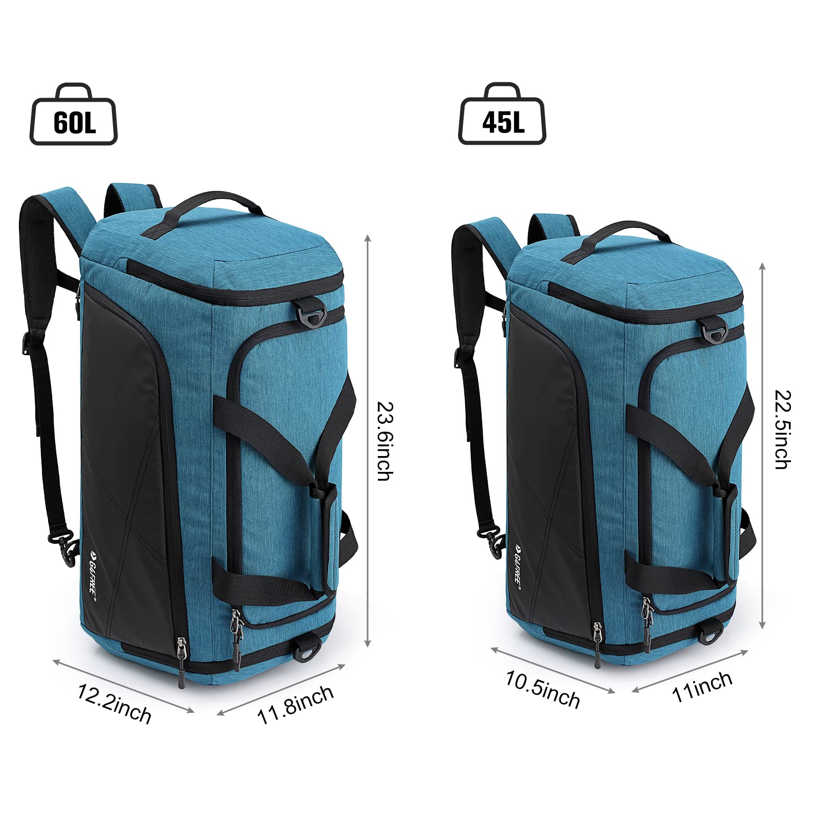 G4Free Casual, Peacock Blue, 60L