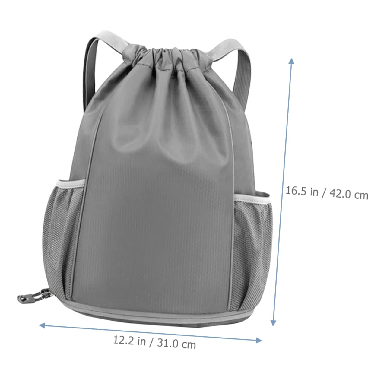 SHERCHPRY 5pcs Travel Bag Basketball Bag Sports Backpack Drawstring Bag with Water Bottle Holder Gym Bag for Men Drawstring Sports Bag Nylon Taekwondo Bag Fitness Wet and Dry Separation