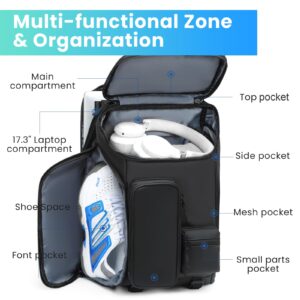 Kaseano Travel Backpack Waterproof Business Work Bag Casual Computer Daily Backpacks with Water Bottle for Men Women…