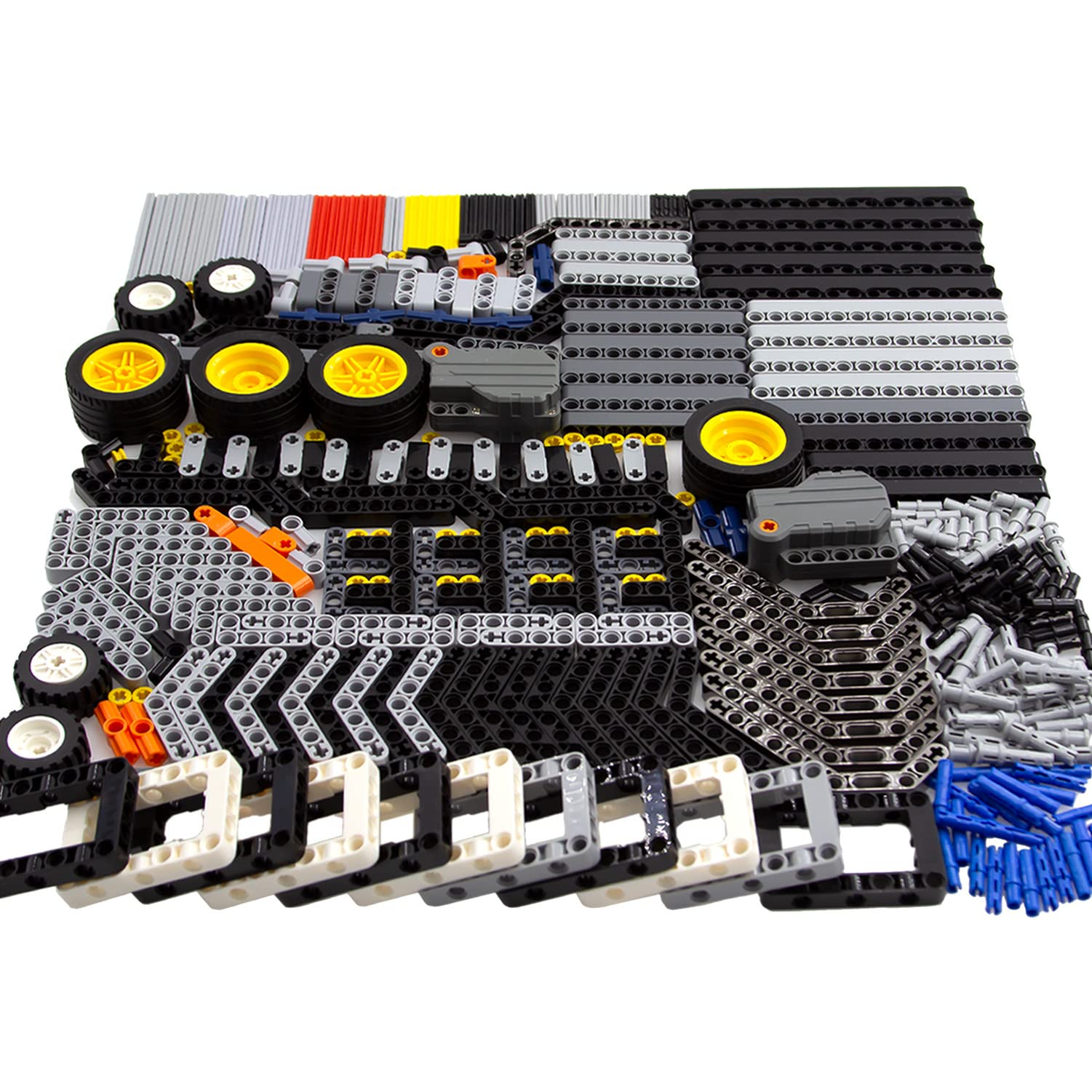 ASTEM Technic Parts Group EV3 Replacement Building Block Parts Regular-sized mechanical parts include Brick,Bush,Technic Pin.