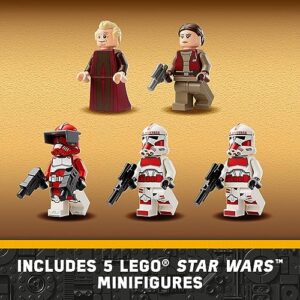 LEGO Star Wars: The Clone Wars Coruscant Guard Gunship 75354 Buildable Star Wars Toy for 9 Year Olds, Gift Idea for Fans Including Chancellor Palpatine, Padme and 3 Clone Trooper Minifigures