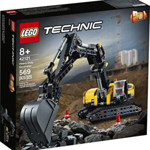 LEGO Technic Heavy-Duty Excavator 42121 Toy Building Kit; A Cool Birthday or Anytime Gift for Kids Who Enjoy Construction Toys; The 2-in-1 Design Gives Hours More Building Fun, New 2021 (569 Pieces)