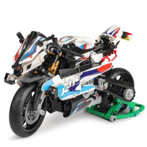 toy player motorcycle building set, 1:5 model kit motorcycle, gift for kid 6 7 8 9 years, adults and motorcycle fans