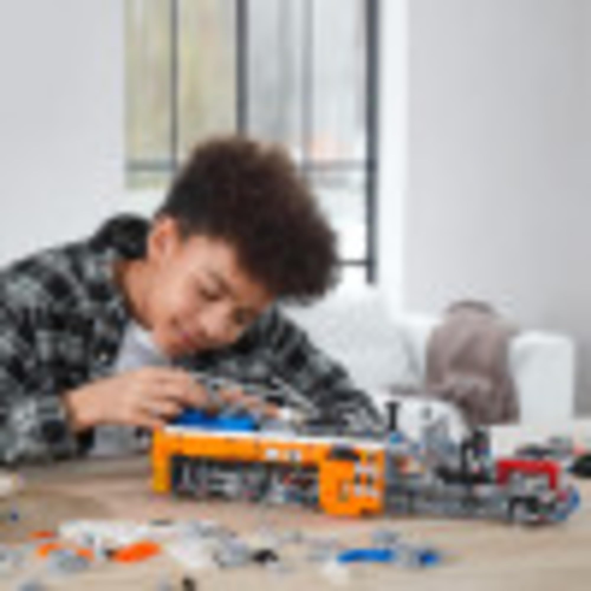 LEGO Technic Heavy-Duty Tow Truck 42128 with Crane Toy Model Building Set, Engineering for Kids Series