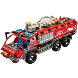 lego technic airport rescue vehicle 42068 building kit (1094 piece)