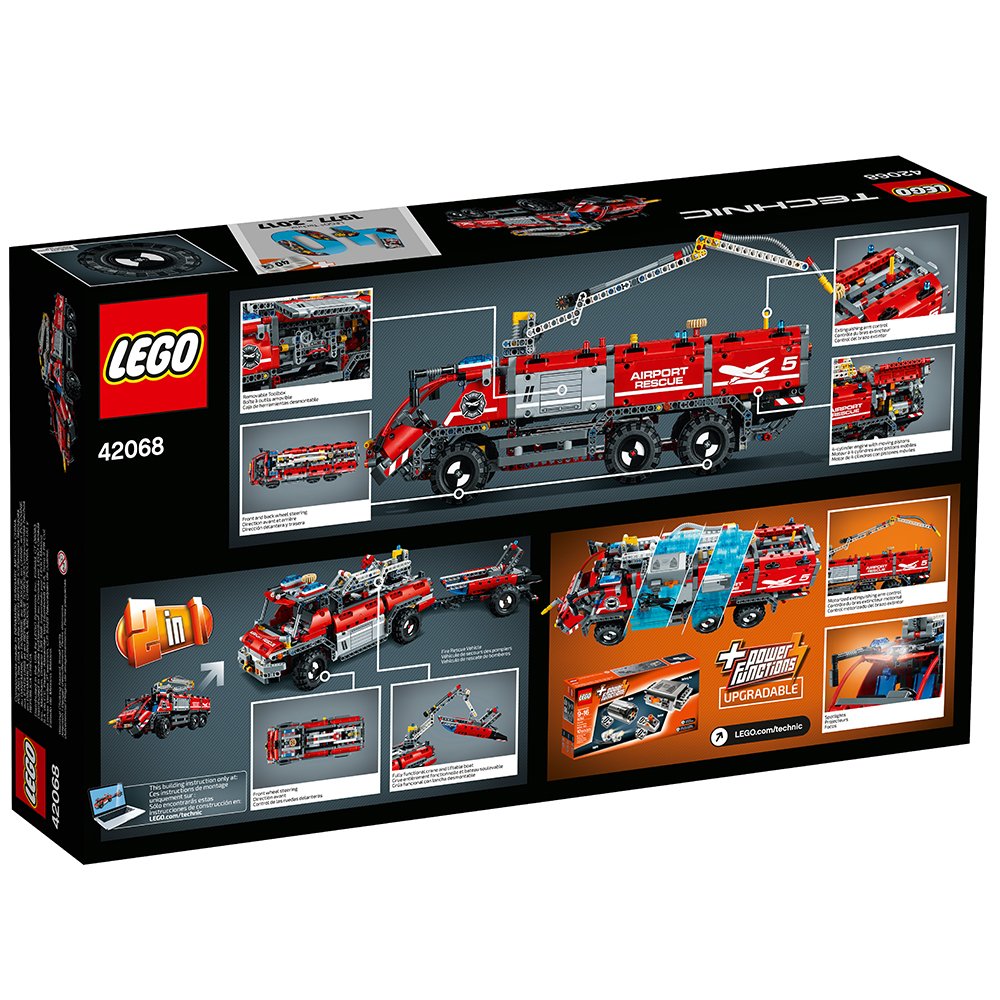 LEGO Technic Airport Rescue Vehicle 42068 Building Kit (1094 Piece)