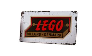 lego 5007016 1950's retro tin sign