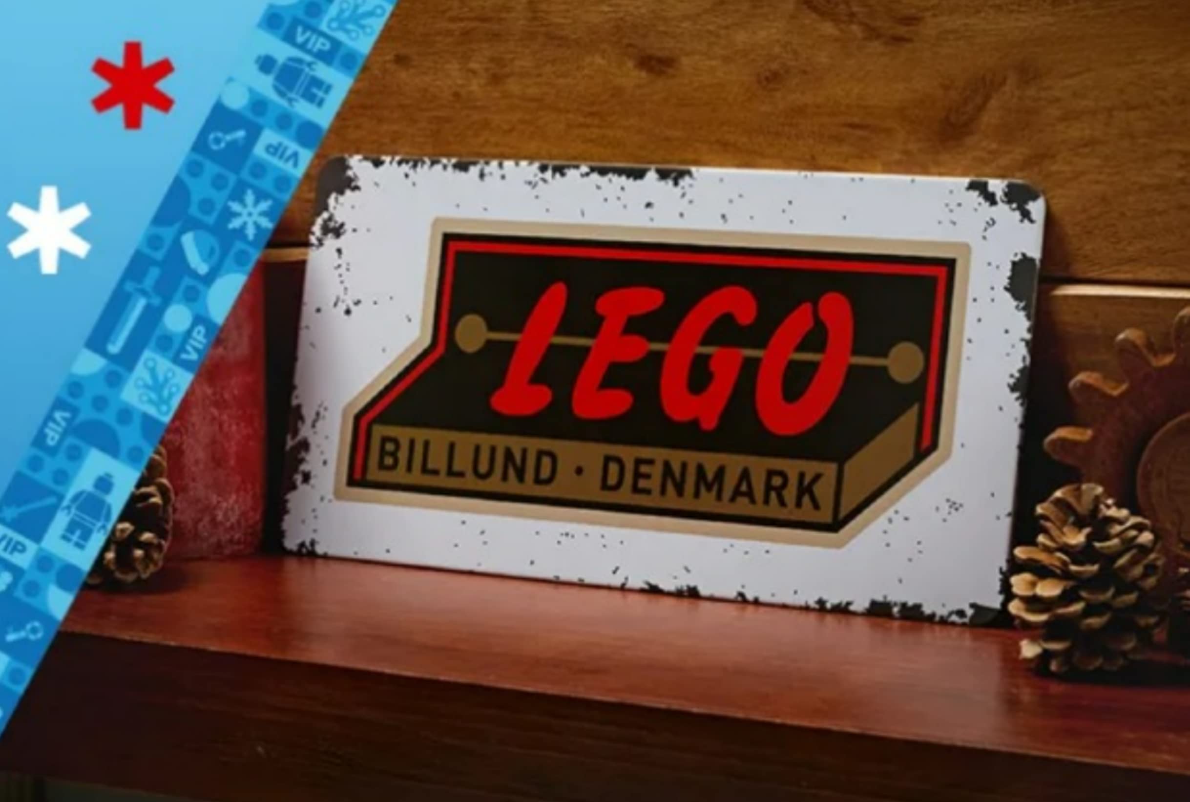 LEGO 5007016 1950's Retro Tin Sign