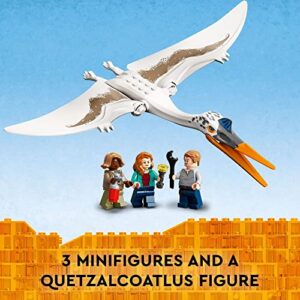 LEGO Jurassic World Quetzalcoatlus Plane Ambush Set 76947, with Dinosaur Toy Figure and Airplane Model, 2022 Movie Inspired, Multicolor