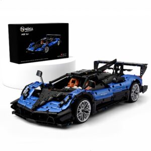 nifeliz pagemi zr, iconic sports car building model toy, collectible race car display set for adult gift giving (2,289 pieces)