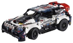 lego 42109 technic control+ app-controlled top gear rally car model building set, rc racing car toy for 9 years and up