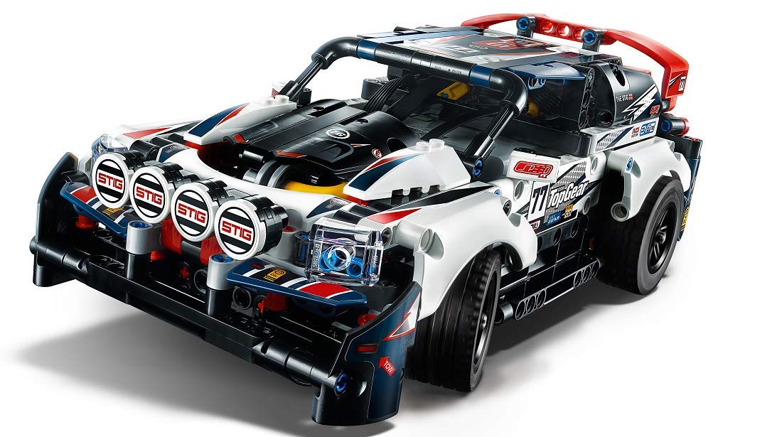 LEGO 42109 Technic Control+ App-Controlled Top Gear Rally Car Model Building Set, RC Racing Car Toy for 9 years and up