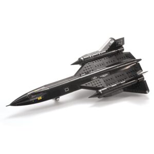 dahonpa sr71 blackbird high-altitude reconnaissance aircraft metal fighter military army airplane building bricks set, 183 pieces air-force toy, gift for kid and adult.…