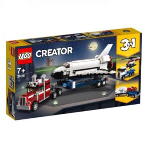 lego creator 3in1 shuttle transporter 31091 building kit (341 pieces)