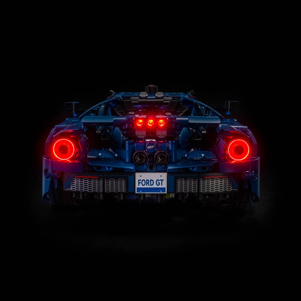 LIGHT MY BRICKS Light Kit Compatible with Lego Technic 2022 Ford GT 42154 (Set Not Included)