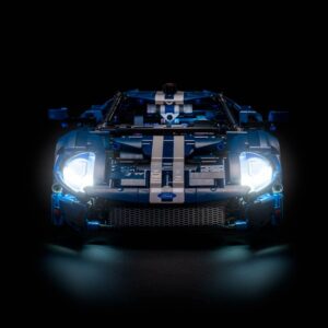 LIGHT MY BRICKS Light Kit Compatible with Lego Technic 2022 Ford GT 42154 (Set Not Included)