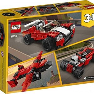 LEGO Creator 3in1 Sports Car Toy 31100 Building Kit (134 Pieces)