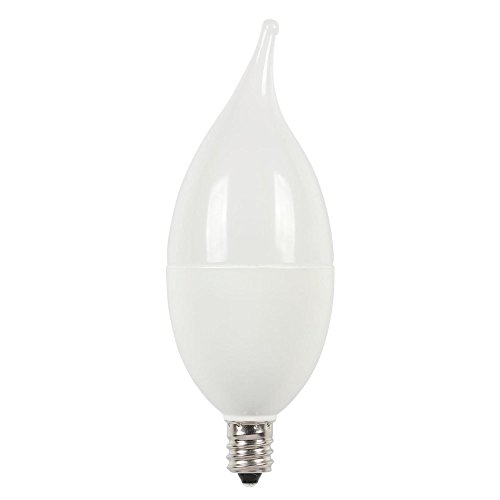 Westinghouse 4512700 7 (60-Watt Equivalent) C13 Soft White LED Light Bulb with Candelabra Base