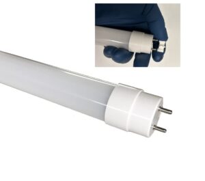 fulight type b & rotatable led f15t8 tube light-18-inch (17-3/4 inches actual length) 1.5ft 7w, warm white 3000k, double-end powered, frosted cover, 85-265vac (not a plug-and-play)