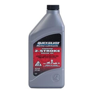 quicksilver premium 2-stroke engine oil – outboards, pwcs, snowmobiles and motorcycles - 1 pint