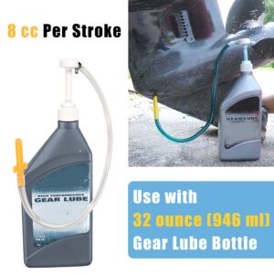 Lower Unit Gear Lube Pump for Standard Quart Bottles Fits All Mercury and Mariner Outboards