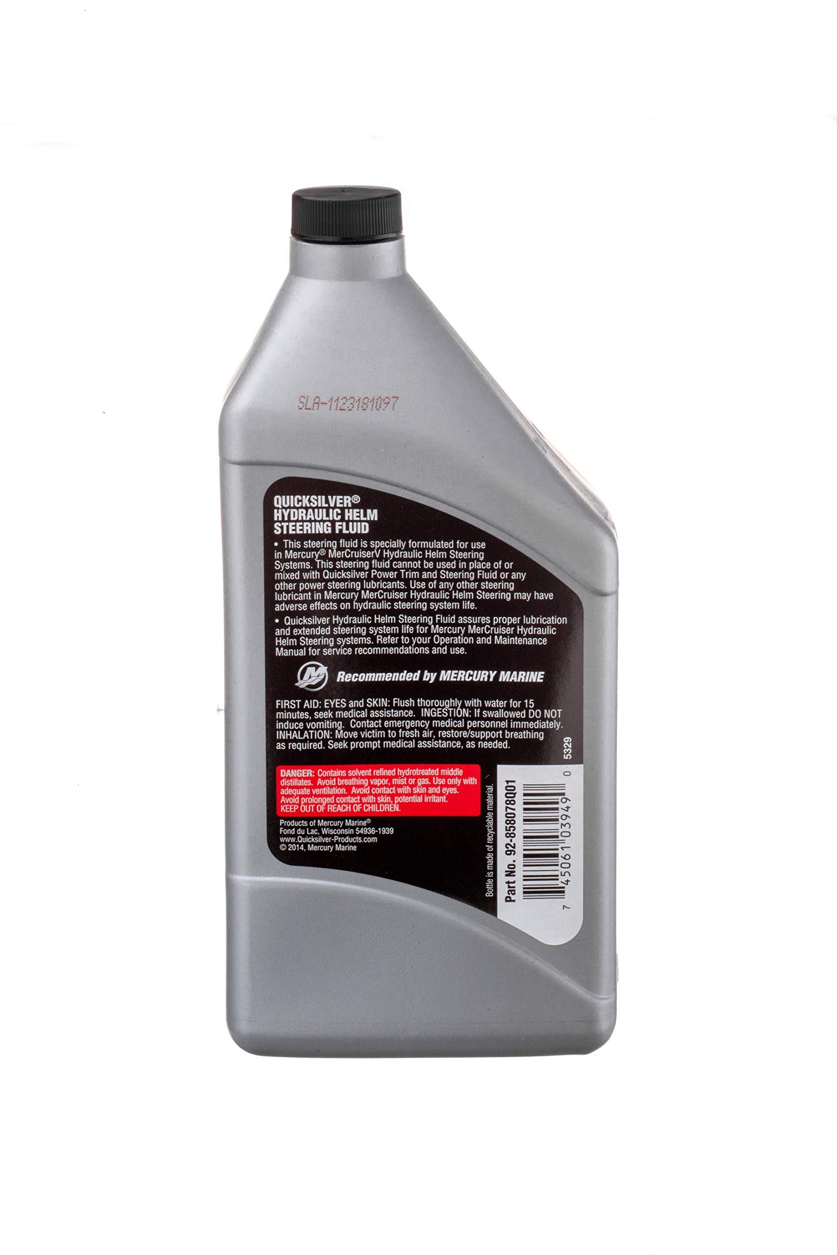 Quicksilver 858078Q01 Hydraulic Helm Steering Fluid - 32 Oz. Bottle