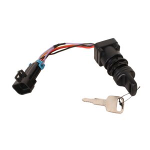 boat engine 87-897716k01 897716 8m0059686 3-position ignition key switch w/harness for mercury marine quicksilver outboard motor