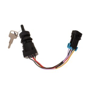 Boat Engine 87-897716K01 897716 8M0059686 3-Position Ignition Key Switch W/Harness for Mercury Marine Quicksilver Outboard Motor