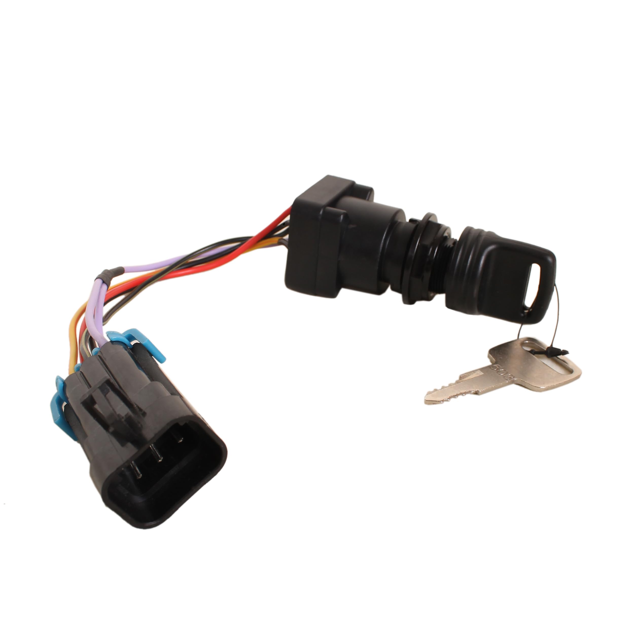 Boat Engine 87-897716K01 897716 8M0059686 3-Position Ignition Key Switch W/Harness for Mercury Marine Quicksilver Outboard Motor