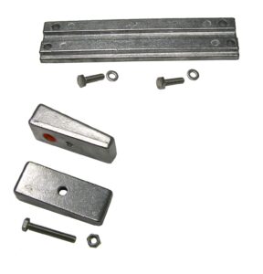 us marine products llc aluminum anode kit for mercury 40-60 hp and 75-115 hp outboard motors includes hardware replaces mercury 97-8m107547, quicksilver 8m0107546a