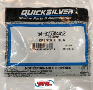 mercury/quicksilver 54-815504412 hose clamp zz