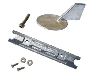 us marine products aluminum anode kit fits yamaha 60-90 hp 2 stroke replaces quicksilver 8m6007997, martyr cmy6090kita