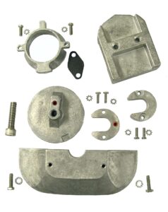 us marine products llc zinc anode kit for mercruiser alpha 1 generation 2 includes hardware mercury 97-888755k01, quicksilver 888756q03, seachoice 95021, tecnoseal 20801, sierra 18-6158z