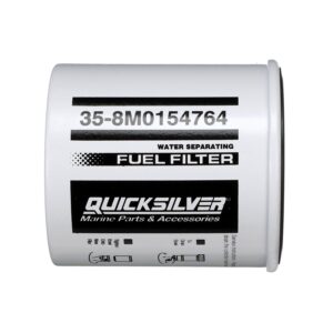 quicksilver 8m0154764 water separating fuel filter for select honda and suzuki outboards