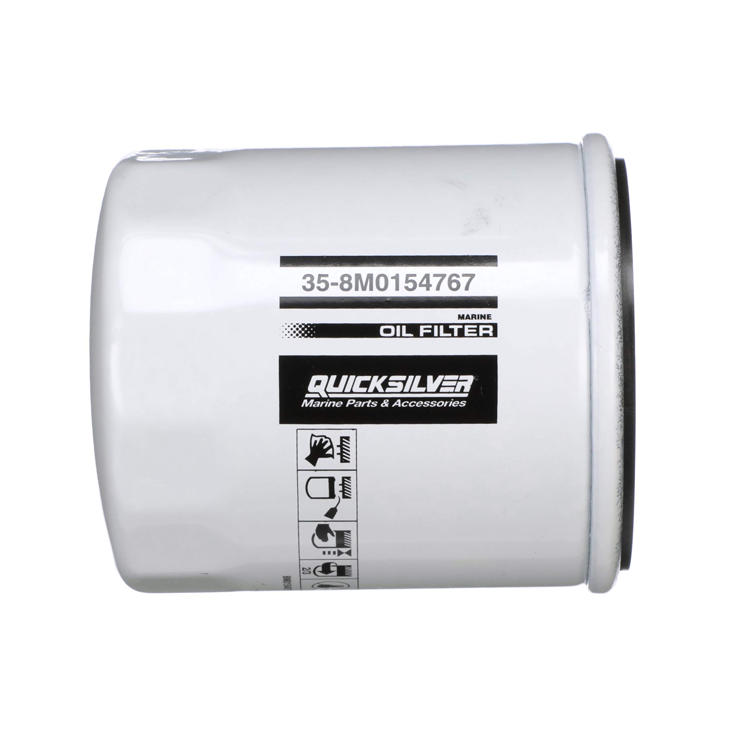 Quicksilver 8M0154767 Oil Filter for Various Marine Engines