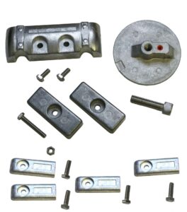 us marine products llc zinc anode kit for mercury verado 6 cylinder outboard motors replaces mercury 97-8m0126671, quicksilver 97-8m0116589, tecnoseal 20816, seachoice 95121, martyr cmverado6kita